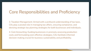 Exploring the Depth and Scope of Chartered Accountancy in India | PPT