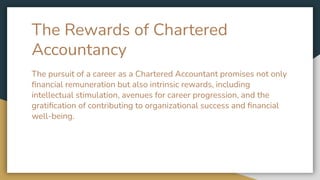 Exploring the Depth and Scope of Chartered Accountancy in India | PPT