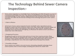 Exploring the Depths A Comprehensive Guide to Sewer Camera Inspection.pptx