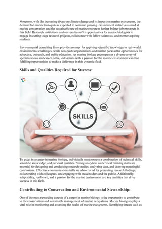 Career in Marine Biology: Educational Options, Employment Opportunities ...