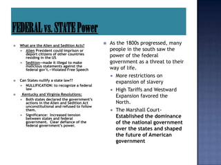 Exploring the development of the us | PPTX