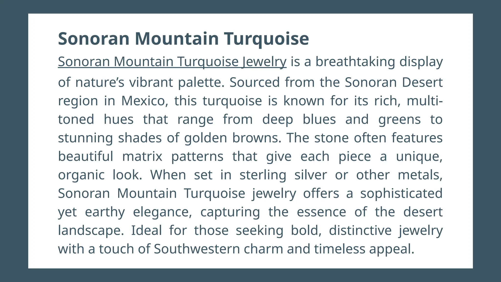 Exploring The Different Types of Turquoise Jewelry.pptx