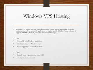 Exploring the Different Types of VPS Hosting.pptx