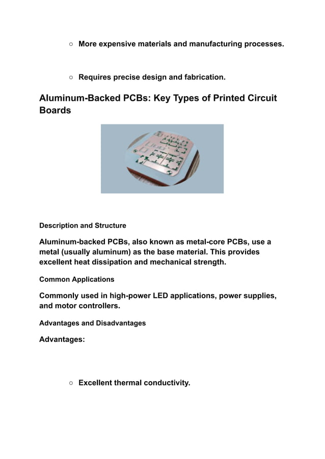 Exploring The Diversity Various Types Of Printed Circuit Boards Pdf
