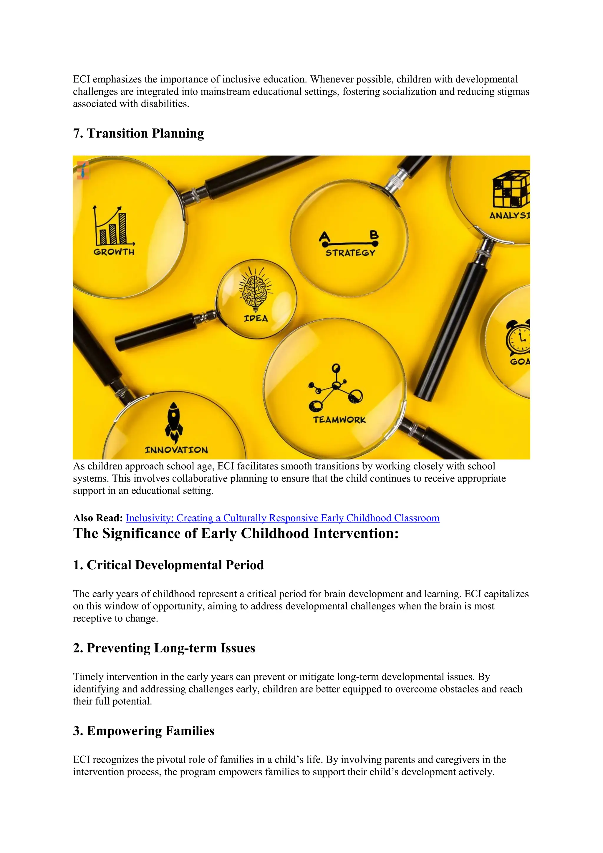 What Is the Early Childhood Intervention (ECI) Program? | Future ...