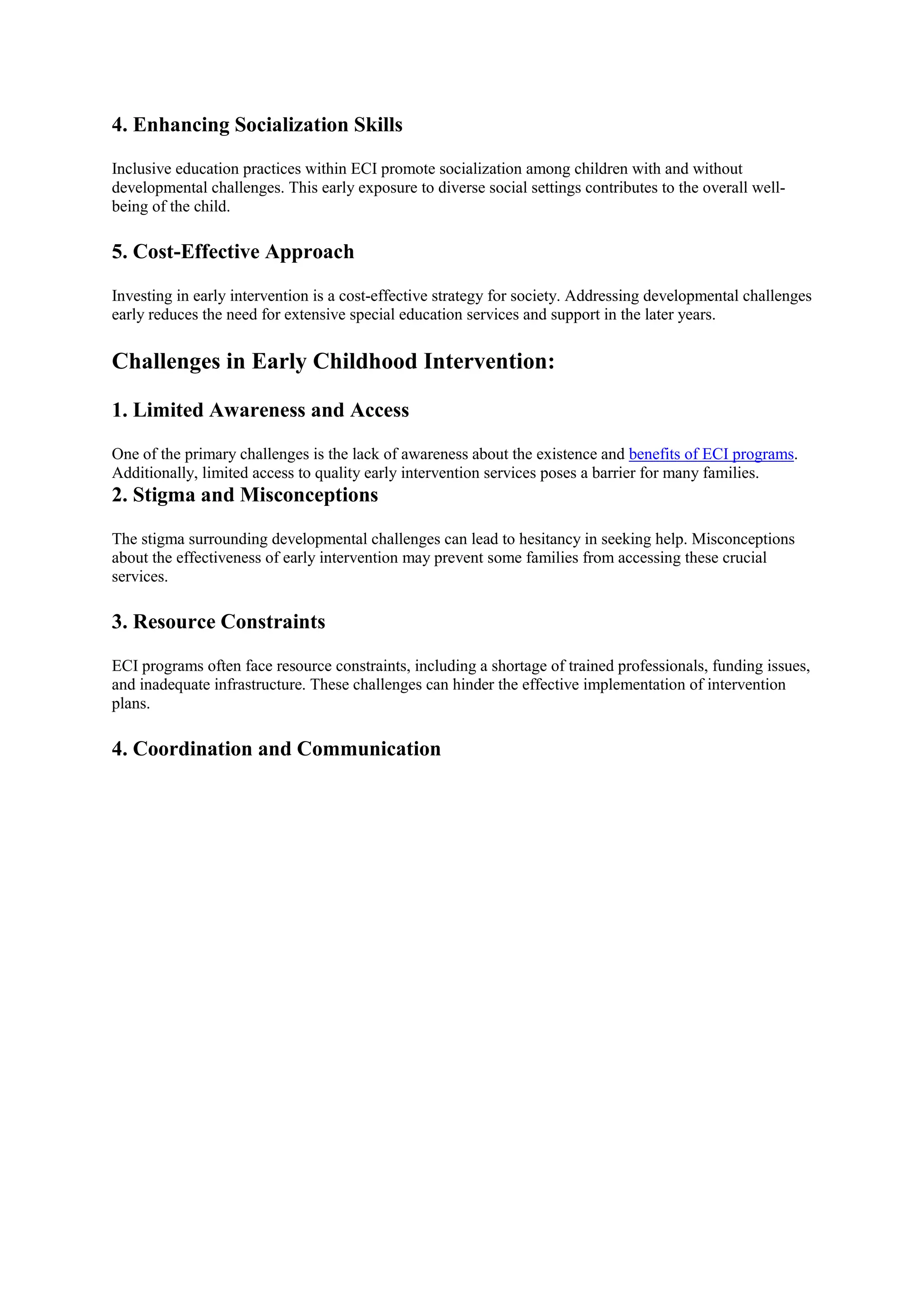 What Is the Early Childhood Intervention (ECI) Program? | Future ...