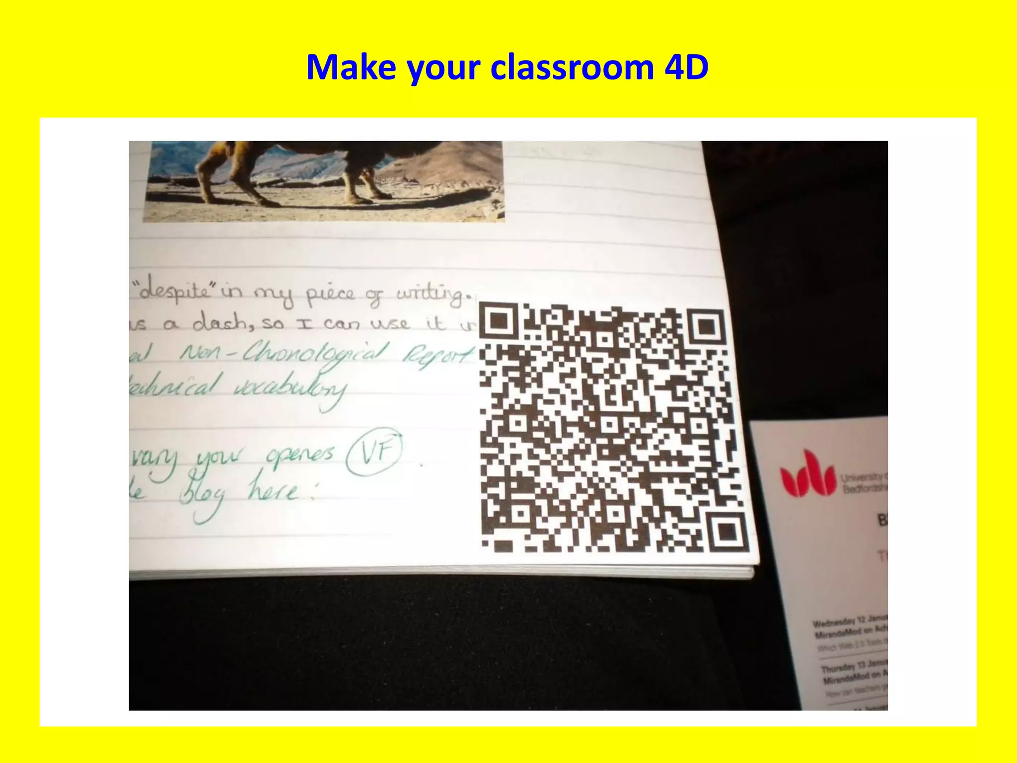 Exploring the educational potential of qr codes | PPTX
