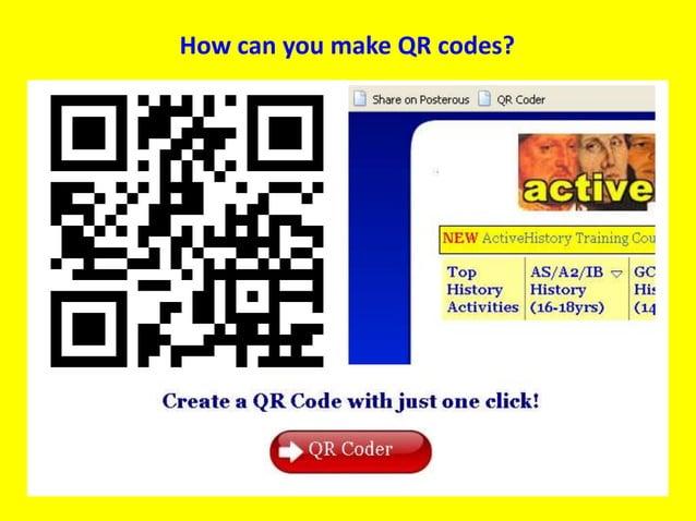 Exploring the educational potential of qr codes | PPTX