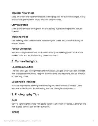 Exploring the Enchanting Dayara Bugyal Trek: A Complete Guide | PDF