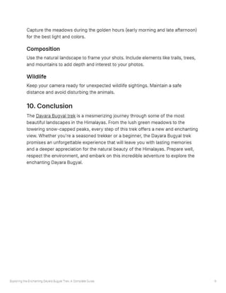 Exploring the Enchanting Dayara Bugyal Trek: A Complete Guide | PDF