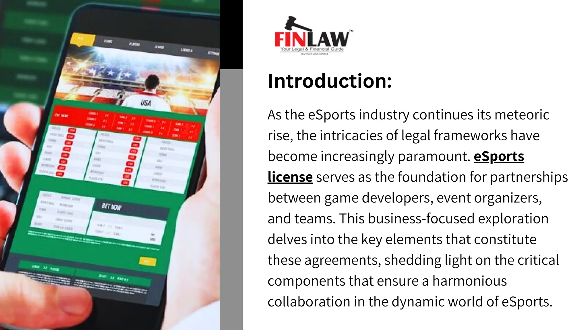 Exploring the Essential Elements Included in eSports Licensing ...