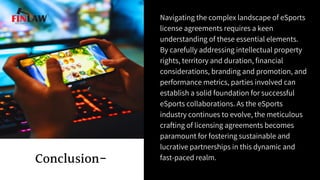 Exploring the Essential Elements Included in eSports Licensing ...