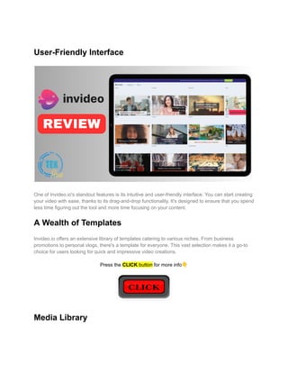 Exploring the Features and Benefits of Invideo.io: A Detailed Review ...