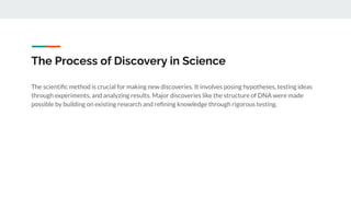 Exploring the Frontiers of Science and Discovering New Knowledge | PDF