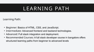 Exploring the Full Stack Developer Course in Bangalore.pptx