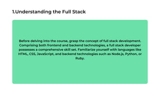 Exploring the Full Stack Developer Course Tips and Tricks.pdf
