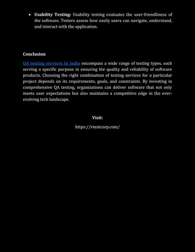 Exploring The Functional And Non Functional Qa Testing Servicespdf