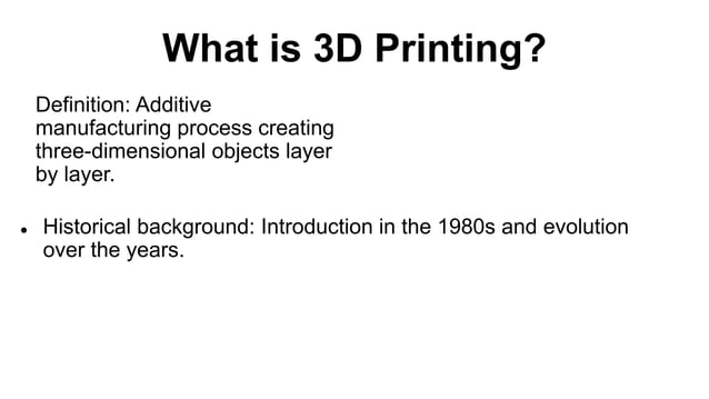 Exploring the Future: 3D Printing Technology.pptx