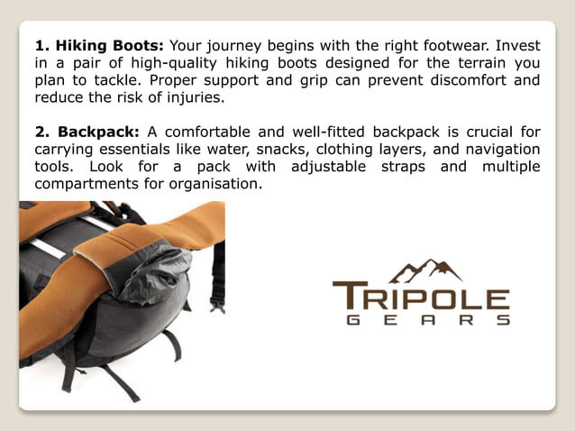 Exploring the Great Outdoors: Essential Hiking Accessories | PPT