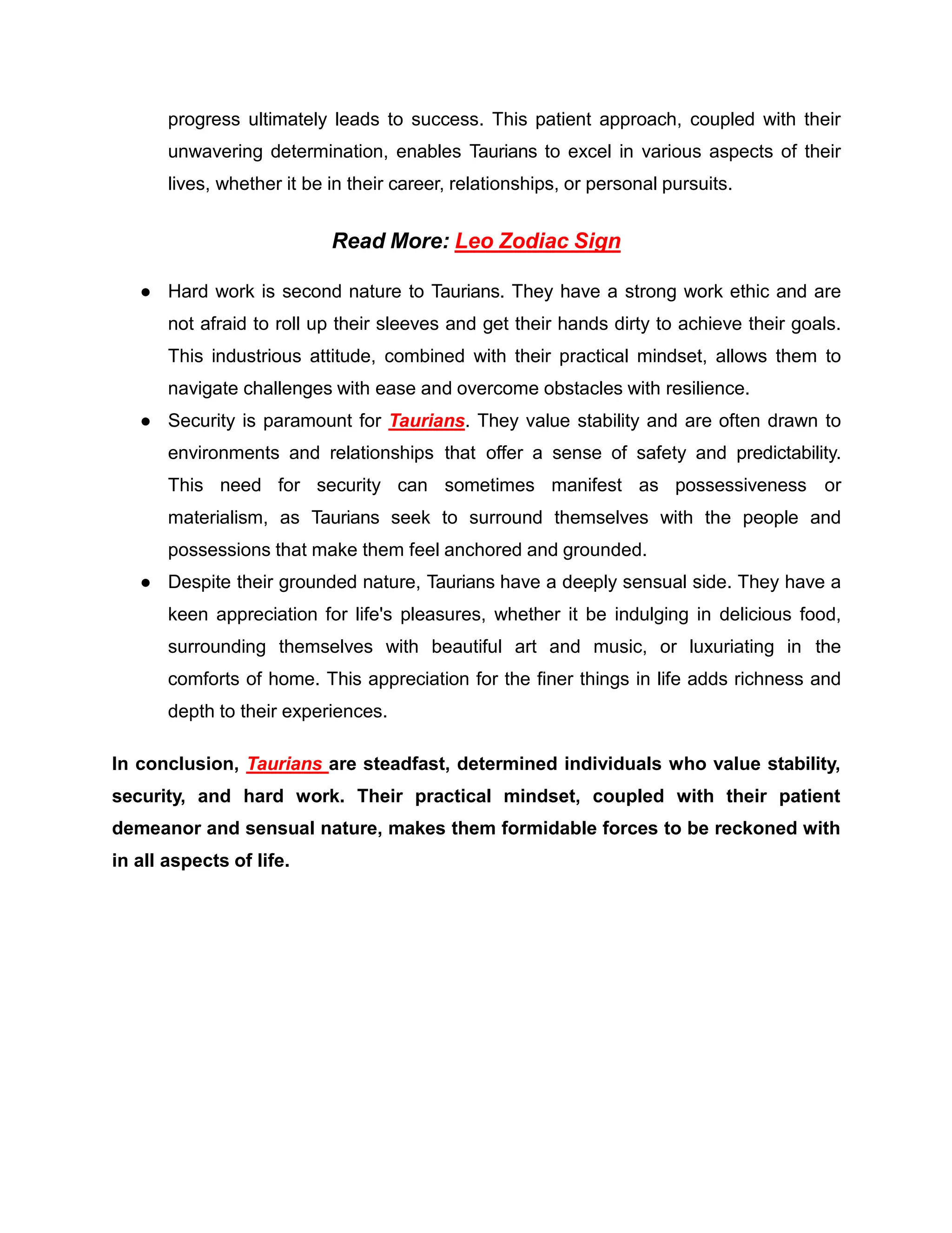 Exploring the Grounded Nature of Taurus_ Personality Traits and Sign ...