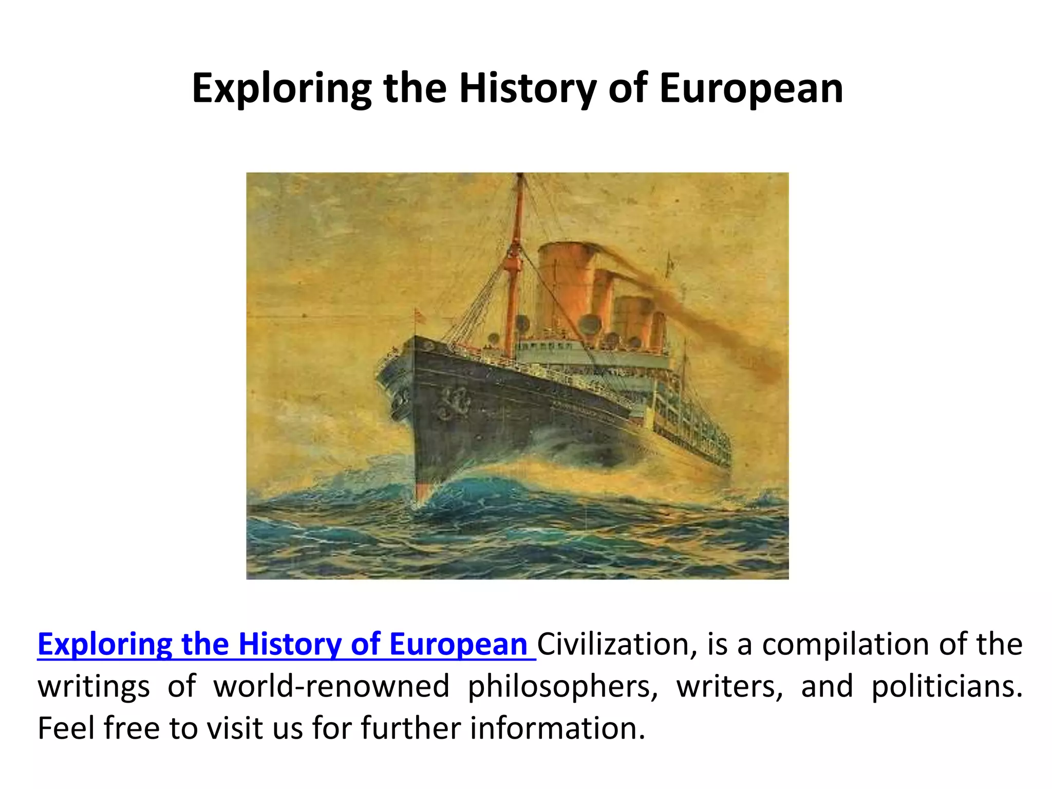 Exploring the History of European | PPT
