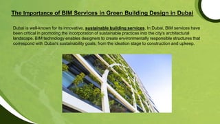 Exploring the Impact of BIM Technology on Green Building Designs | PPTX