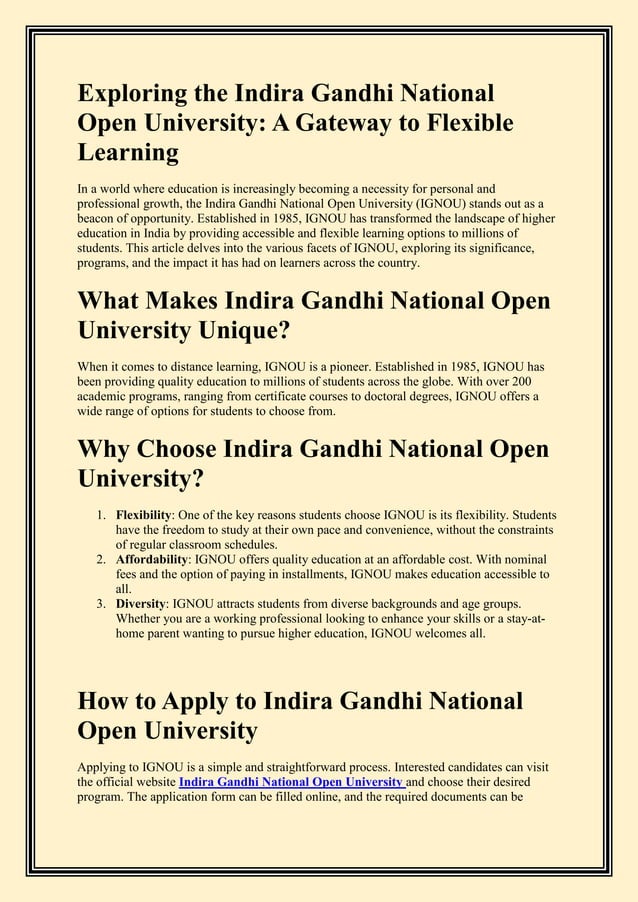 Exploring the Indira Gandhi National Open University.pdf