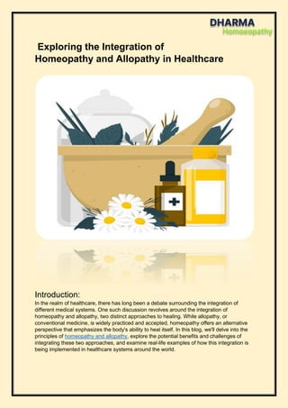 Exploring the Integration of Homeopathy and Allopathy in Healthcare.pdf