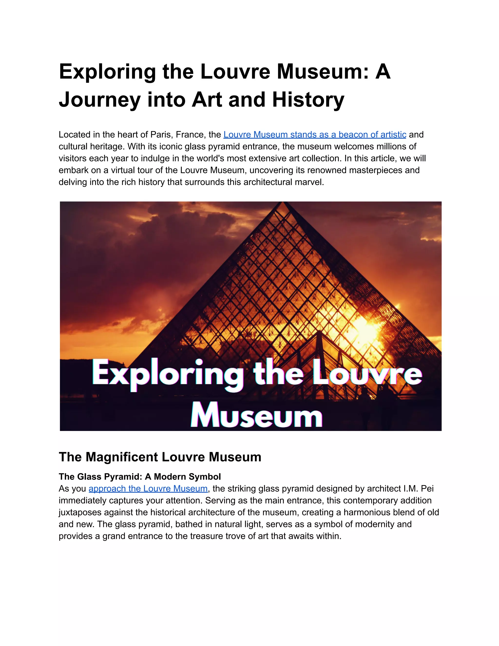 Exploring the Louvre Museum_ A Journey into Art and History.pdf