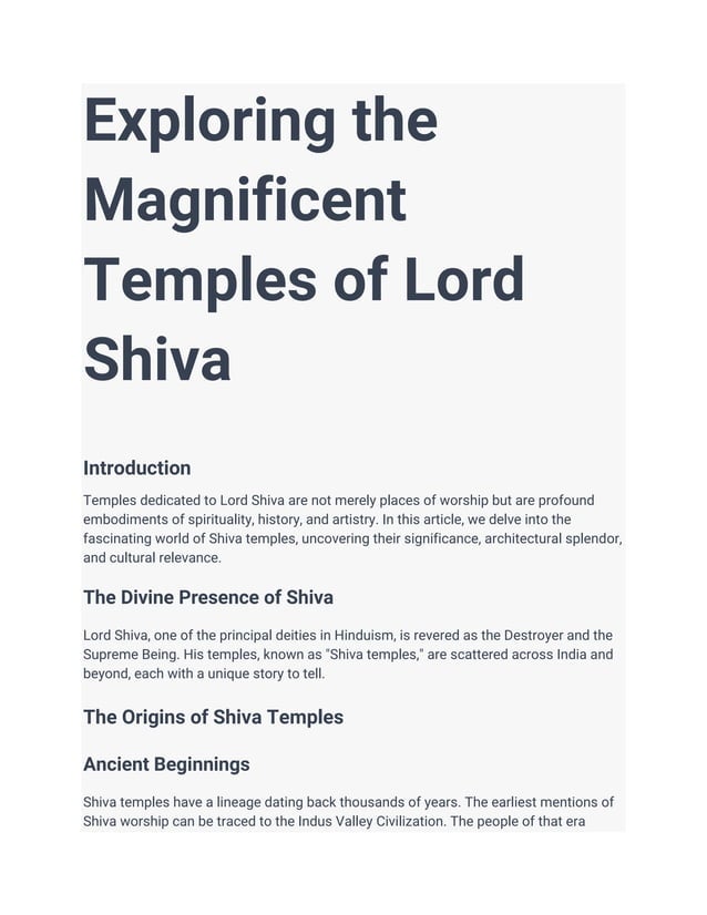 Exploring the Magnificent Temples of Lord Shiva.docx