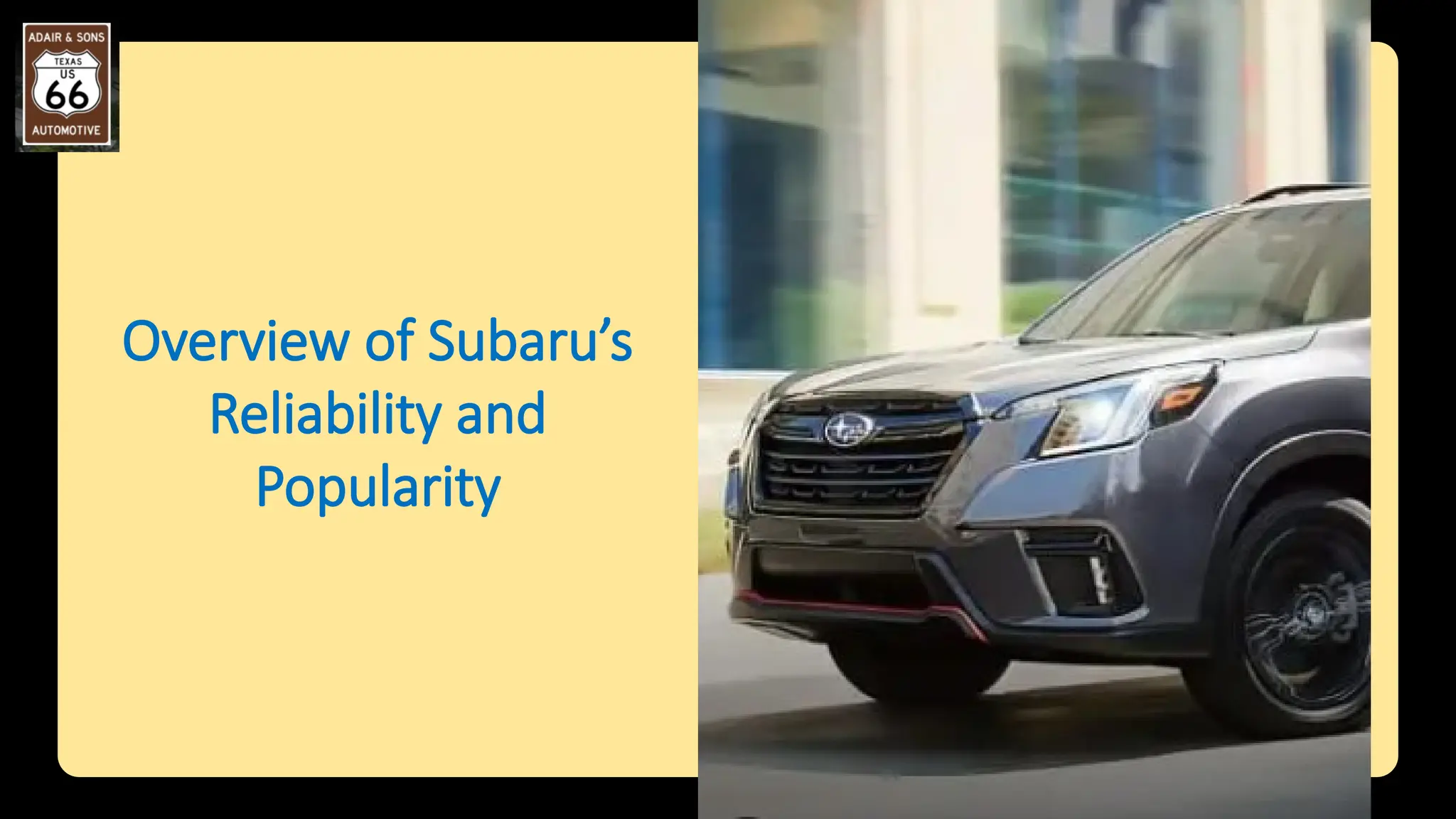 Exploring the Most Common Issues in Subaru Vehicles Causes and ...