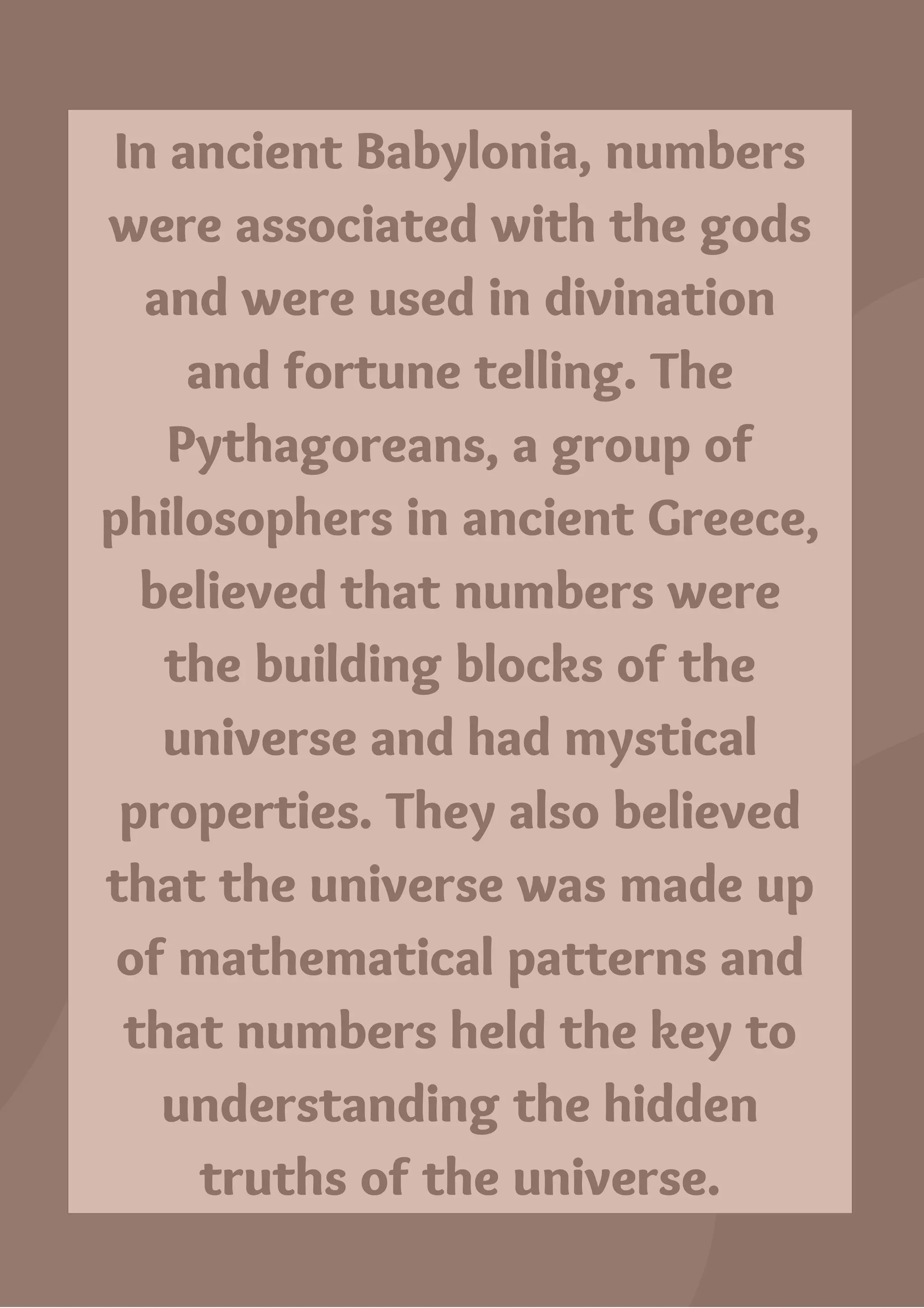 Exploring the Mystical Origins of NUMEROLOGY: A Journey Through the ...