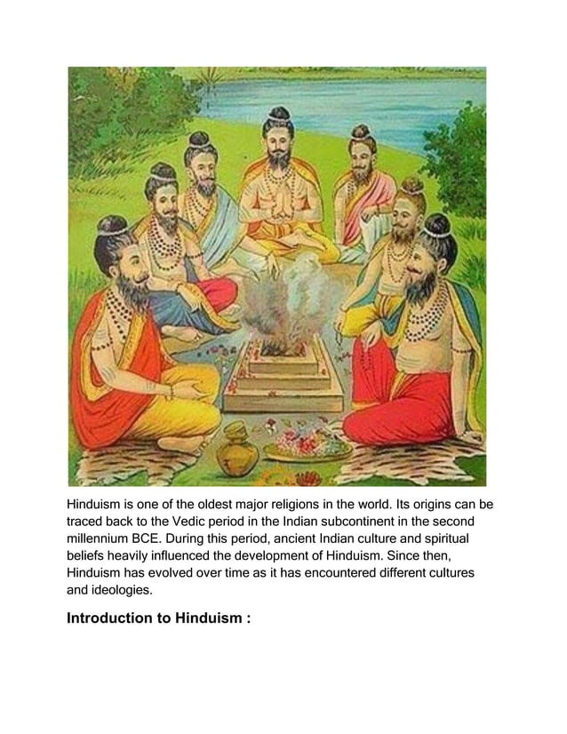 Exploring The Origins Of Hinduism | PPTX