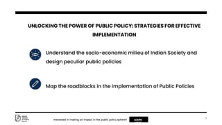 Exploring The Potential For Change Through India’s Public Policy pdf | PDF