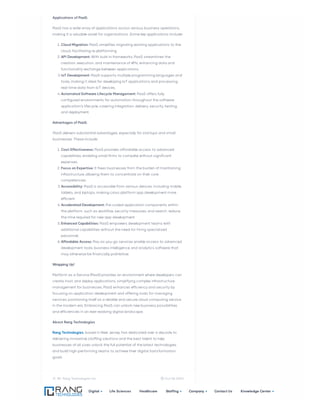 Exploring the Power and Potential of Platform as a Service in Modern Cloud Computing.pdf | Cloud ...