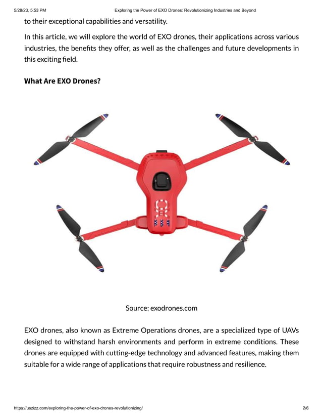 Exploring the Power of EXO Drones.pdf