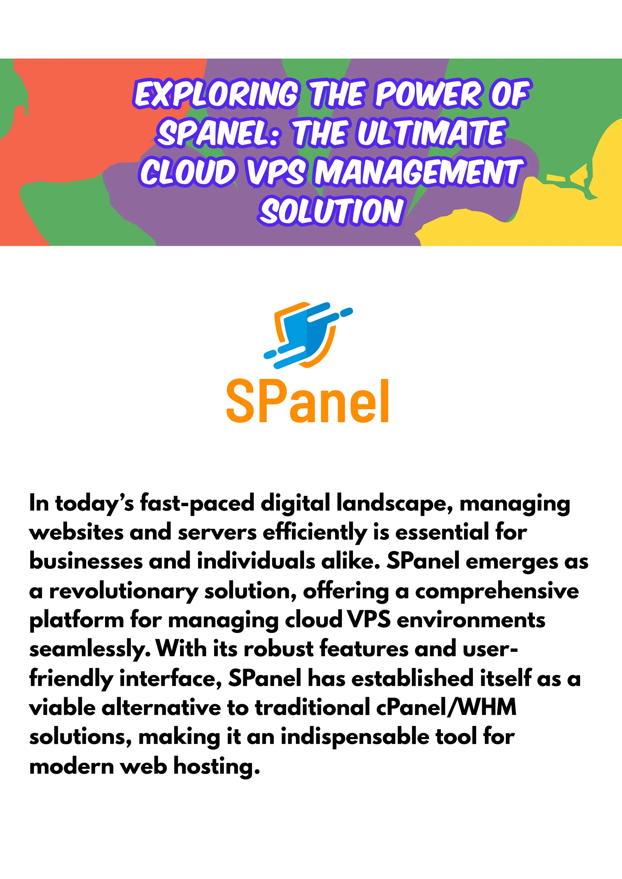 Exploring the Power of SPanel The Ultimate Cloud VPS Management ...
