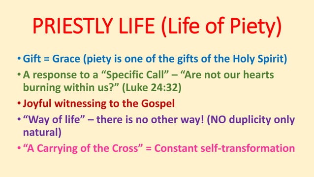 Exploring the Priestly Life.pptx | Christianity | Religion & Spirituality