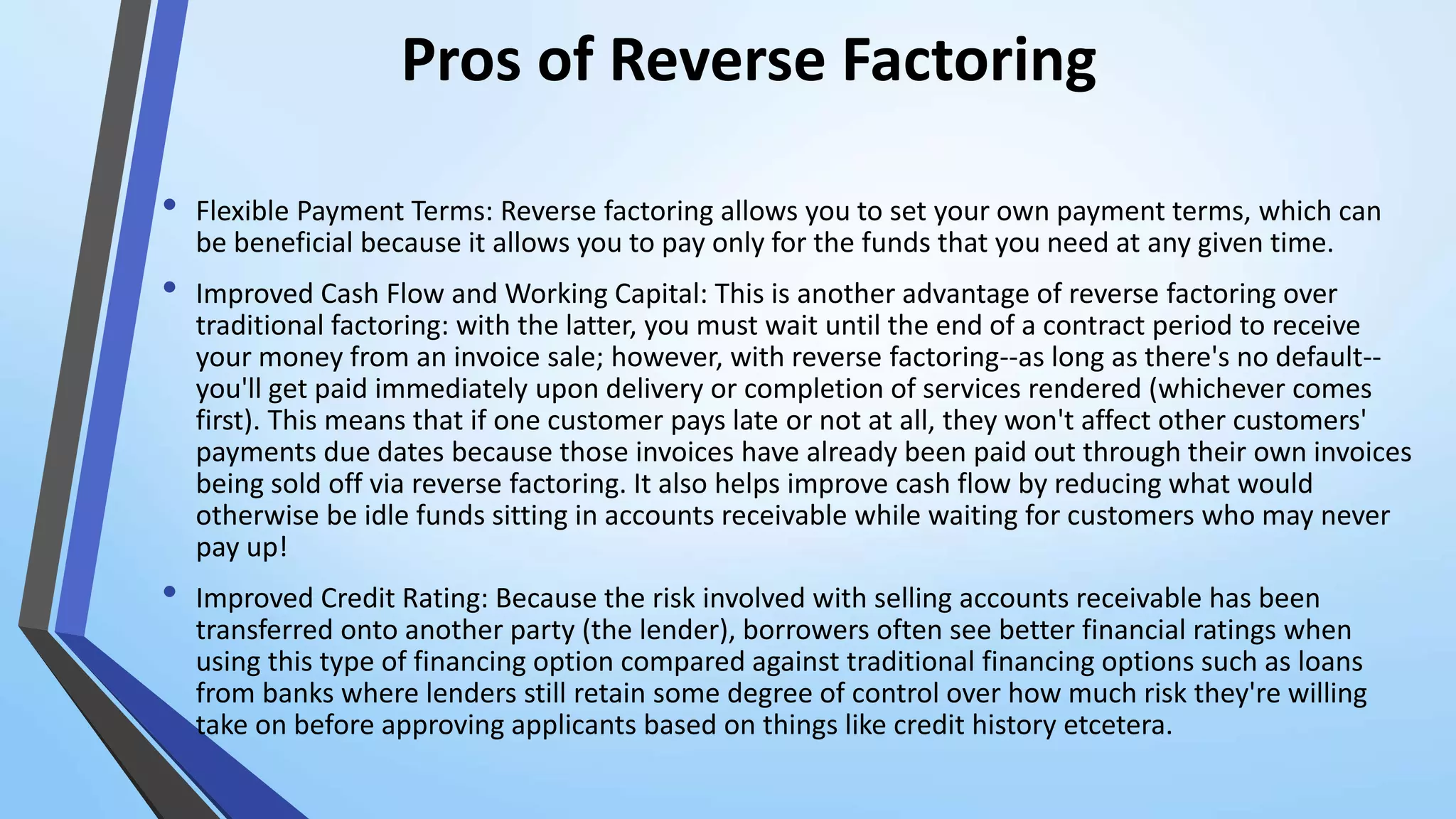 Exploring the Pros and Cons of Reverse Factoring: A Comprehensive Guide ...