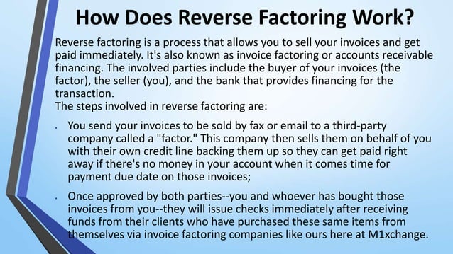 Exploring the Pros and Cons of Reverse Factoring: A Comprehensive Guide ...