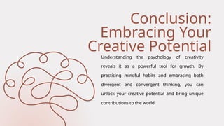 Exploring the Psychology of Creativity.pptx