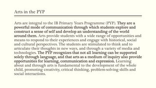 Exploring the pyp at gems world academy 2017-18 | PPT