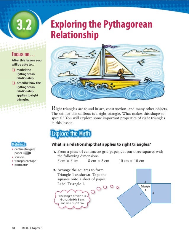 Exploring the Pythagorean Relationship