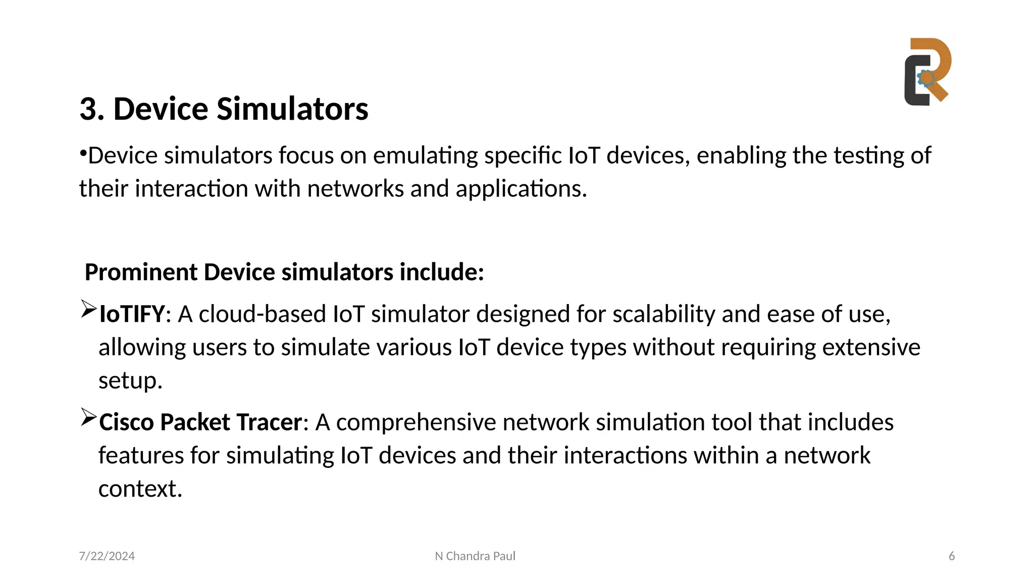 Exploring the Realm of IoT Simulators.pptx