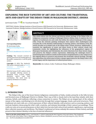 EXPLORING THE RICH TAPESTRY OF ART AND CULTURE THE TRADITIONAL ARTS AND ...