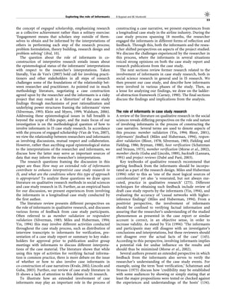 Exploring the role of informants in interpretive case study research in is | PDF | Information ...