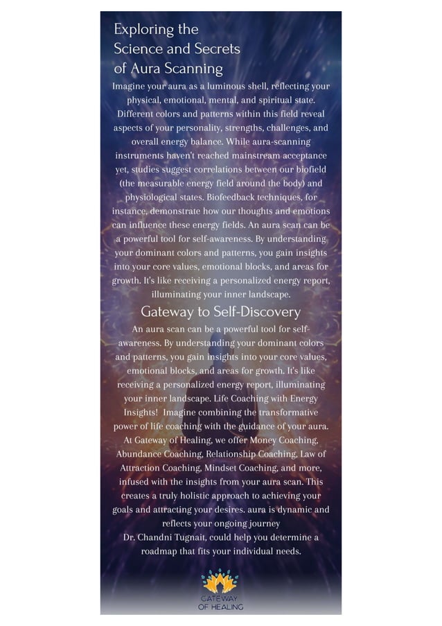 Exploring the Science and Secrets of Aura Scanning | PDF