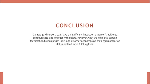 EXPLORING THE SCOPE OF LANGUAGE DISORDERS TREATED BY SPEECH THERAPISTS ...