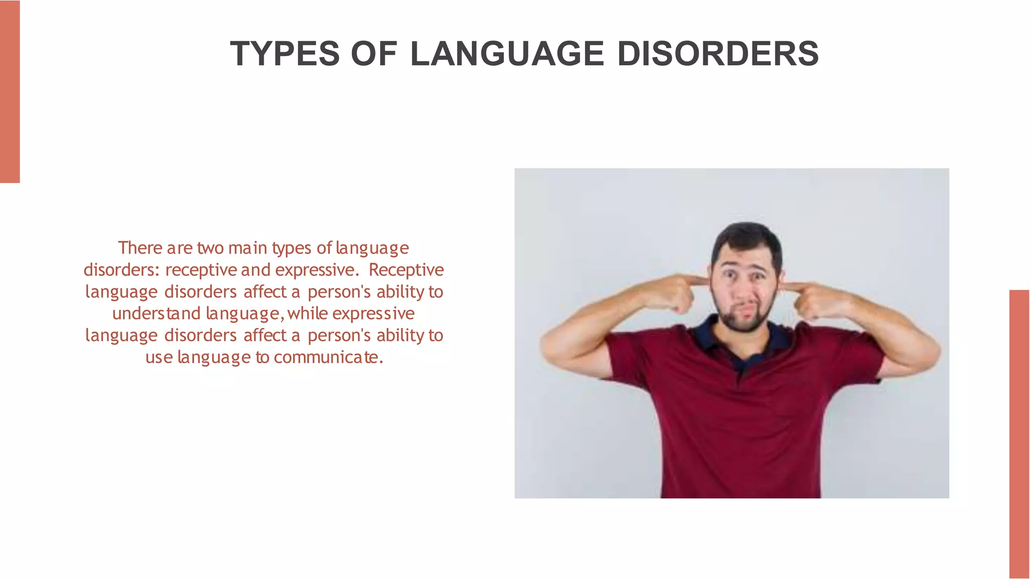 Exploring the Scope Of Language Disorders Treated By Speech Therapists ...