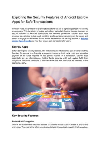 Exploring the Security Features of Android Escrow Apps for Safe Transactions.pdf